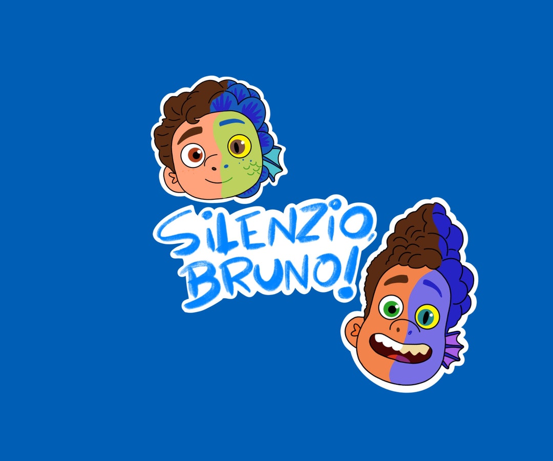 Pegatina de Silenzio Bruno pegatina de Luca pegatinas - Etsy España