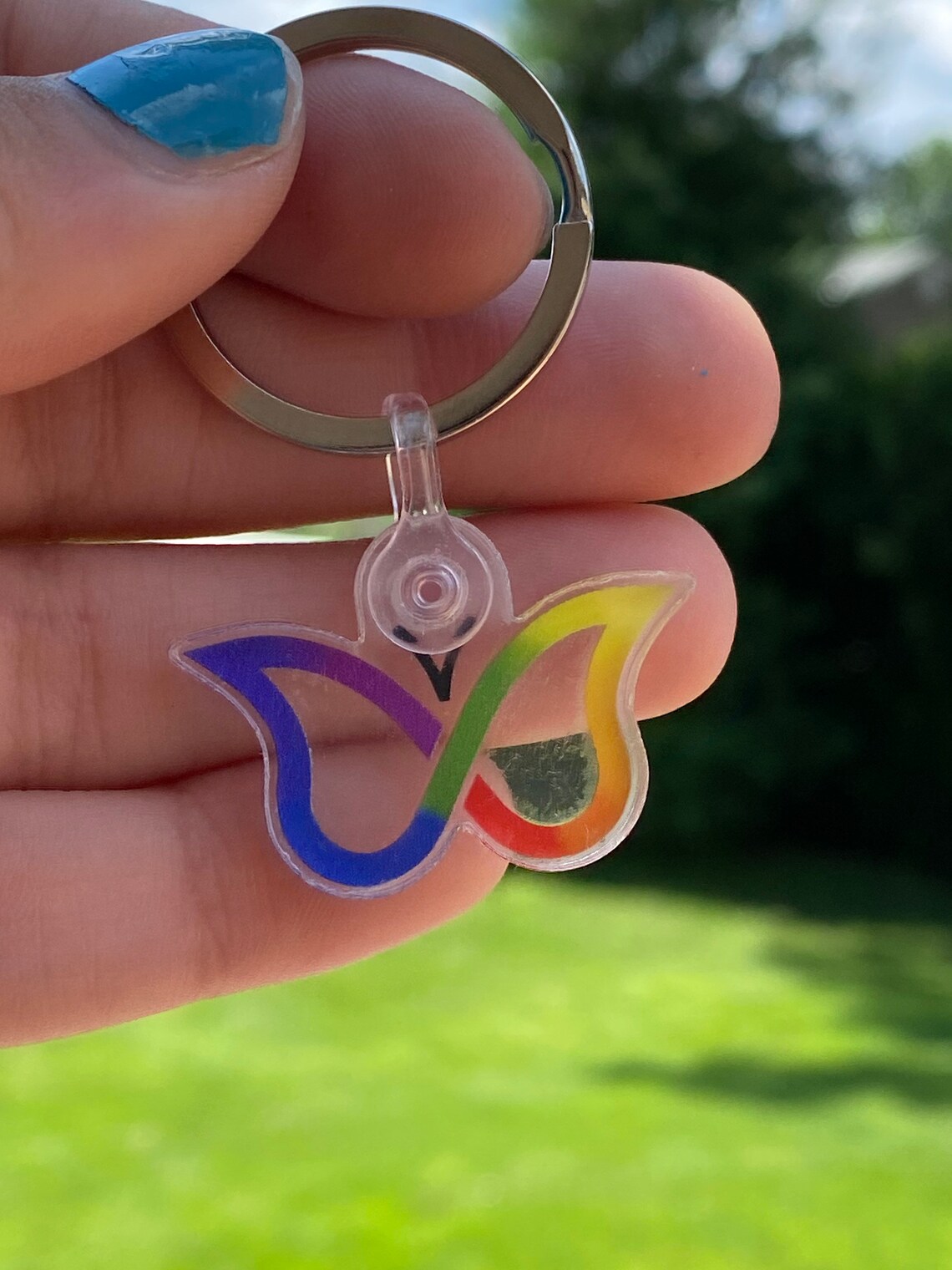 Neurodiversity butterfly adhd awareness keychains butterfly | Etsy