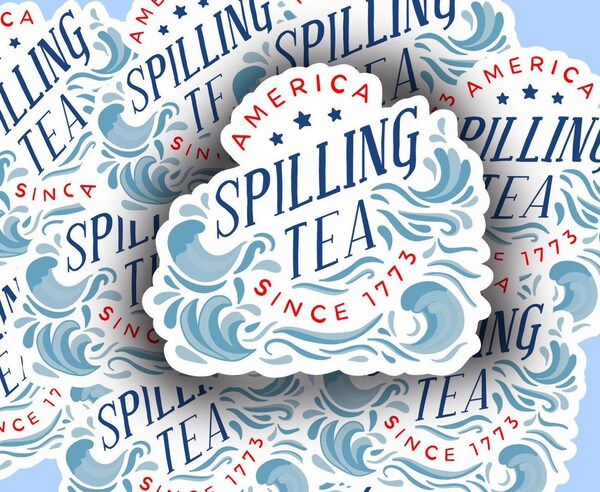 History Themed Sticker, Vinyl Sticker Sheet, American History Stickers ...