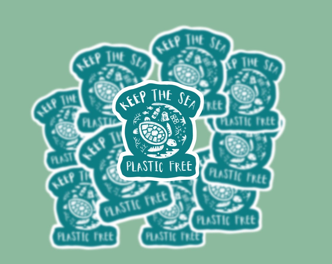 Save the Fishes Waterproof Stickers Environmental save the | Etsy