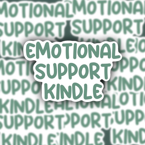Emotional Support Kindle - Etsy