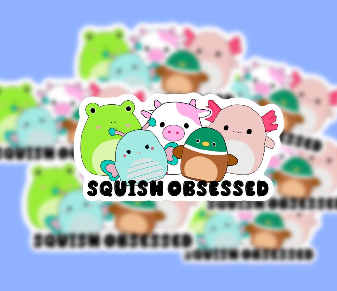 Squishmallow, Squishmallow Stickers, Squish Obsessed, Cow Squishmallow ...