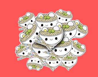 Ramen Cute Sticker - Etsy