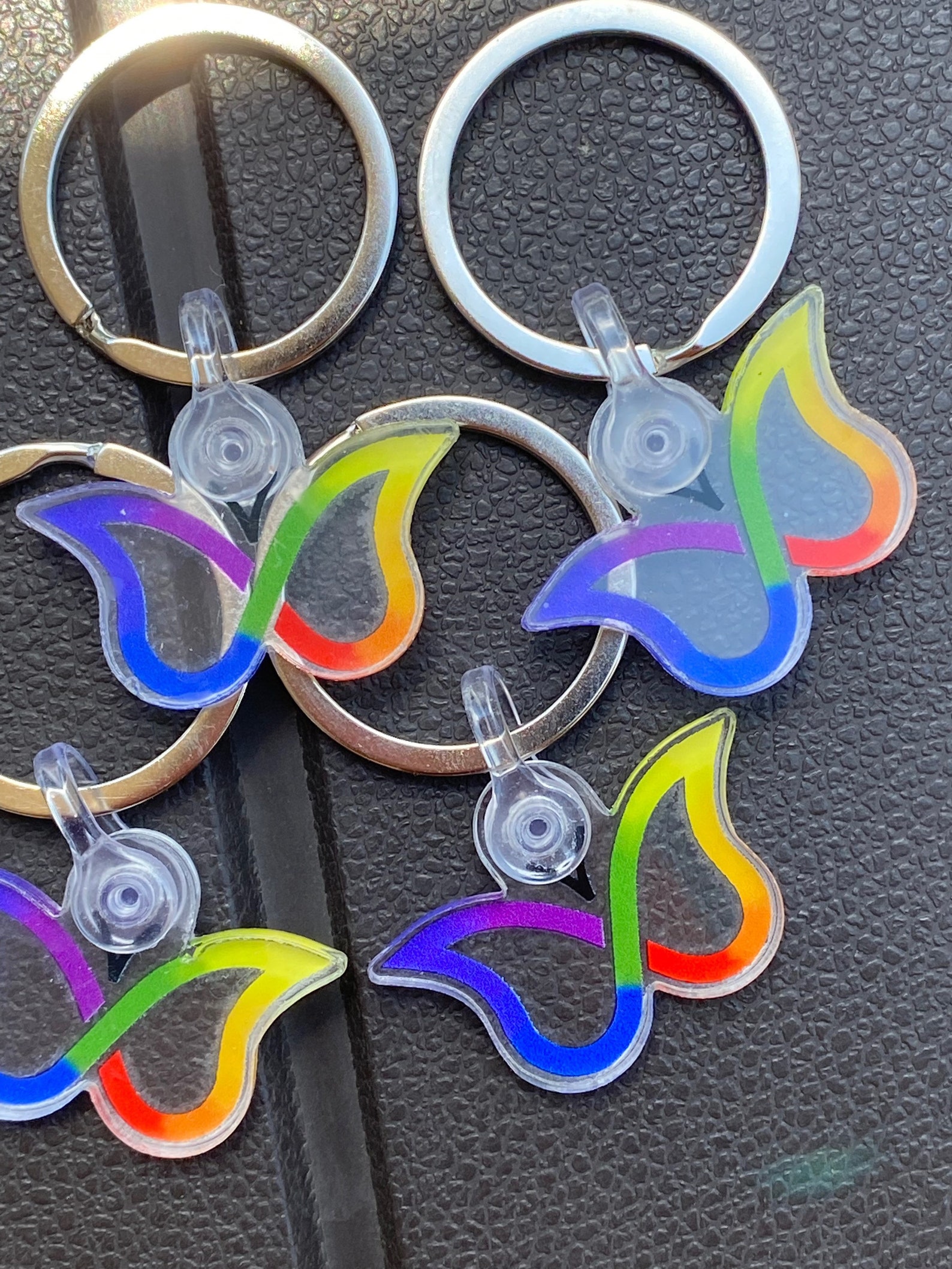 Neurodiversity butterfly adhd awareness keychains butterfly | Etsy