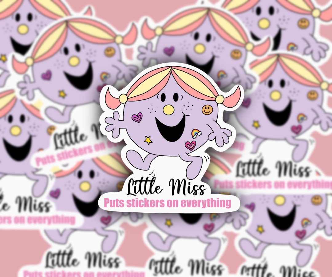 Little Miss, Little Miss Stickers, Waterproof Stickers , Trendy ...