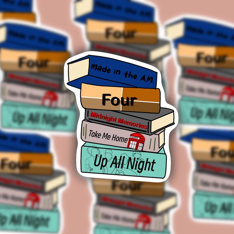 One Direction Stickers - Etsy