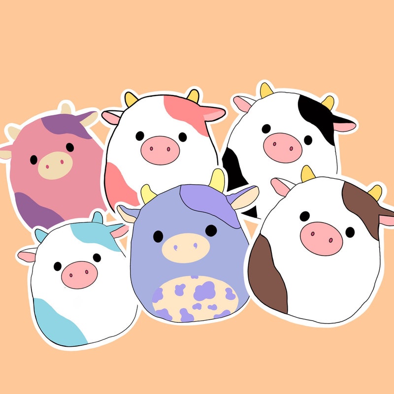 Squishmallow Cow - Etsy Canada