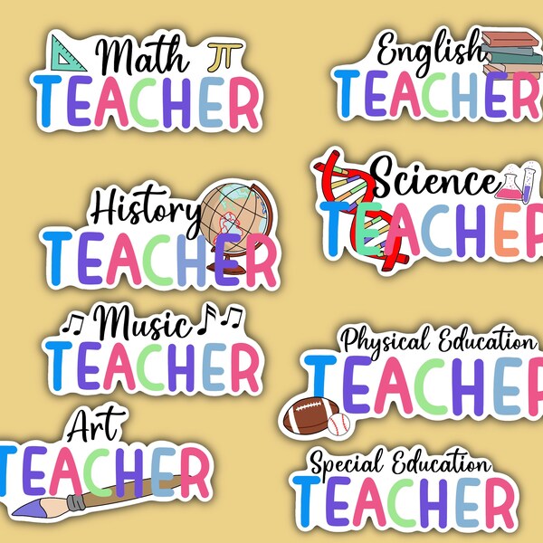 Science Teacher - Etsy