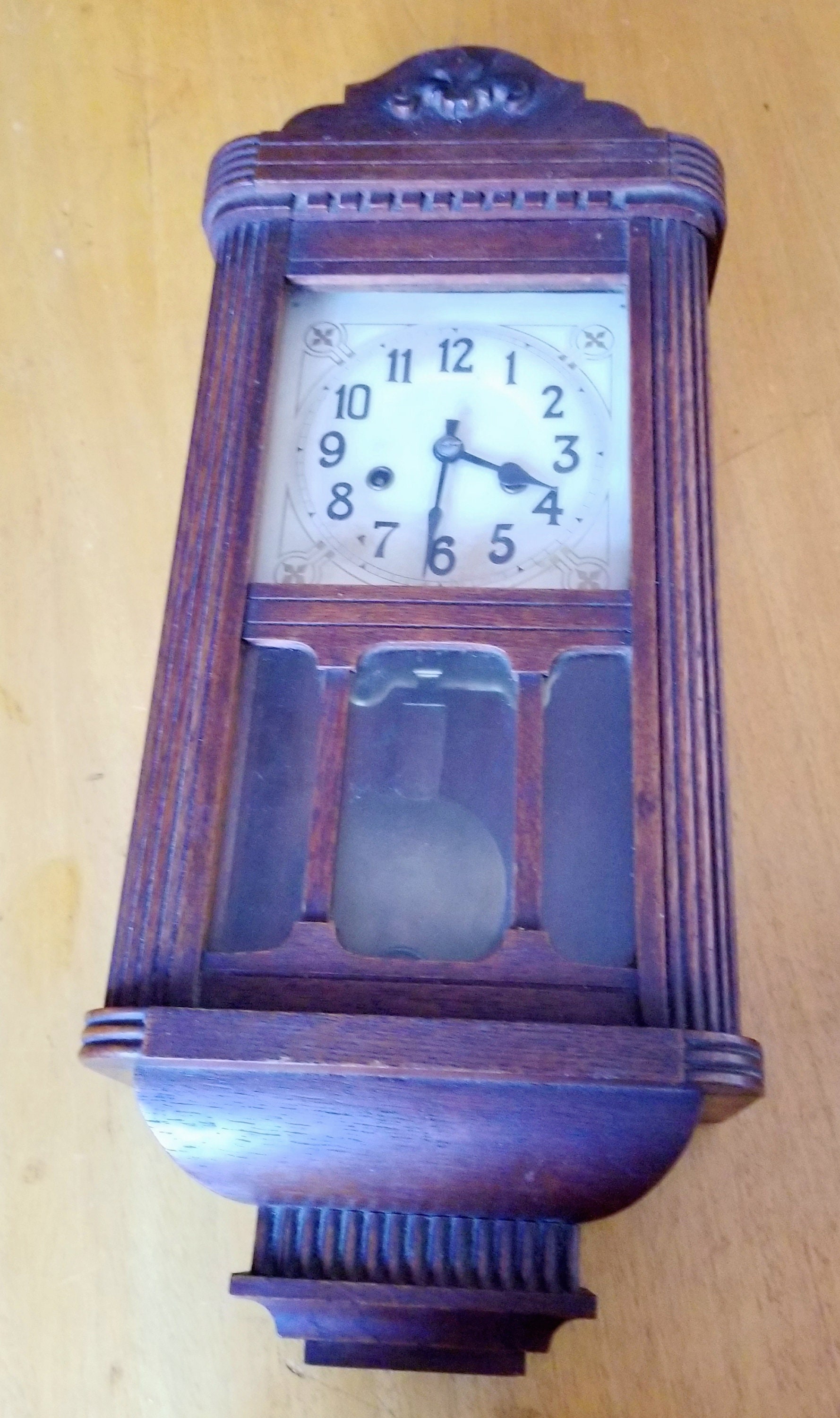 Vintage German Pendulum Clock, Ancienne Montre, Mechanical Historical ...