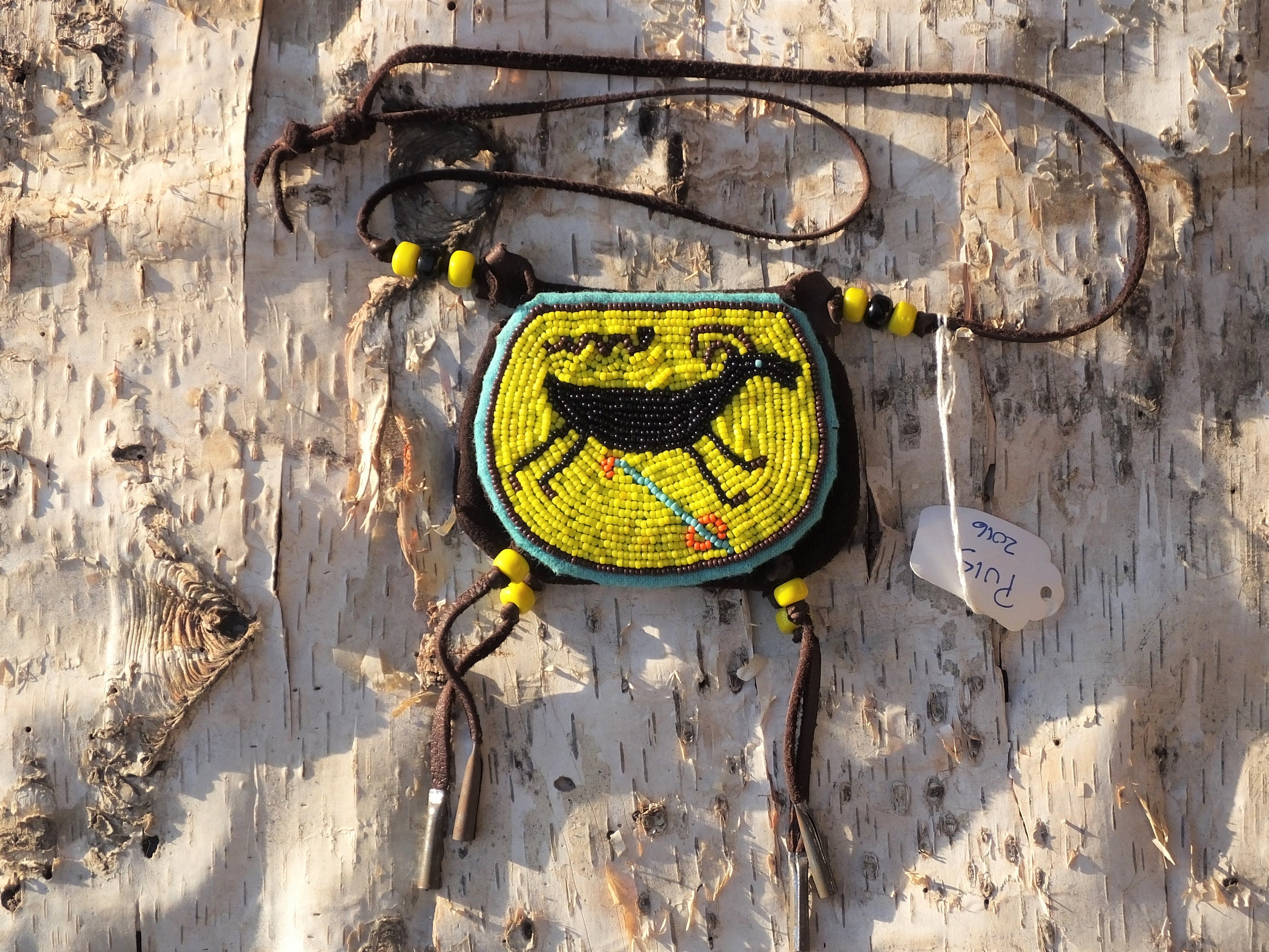 Small Native American Style Beaded Deerskin Purse - Etsy
