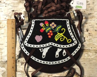 Small Native American Style Beaded Deerskin Purse - Etsy