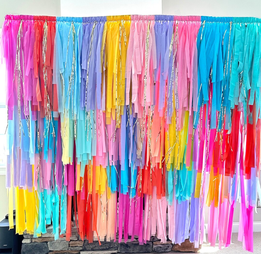 Party Backdrop/colorful Party Backdrop/ Animal Party Backdrop for ...