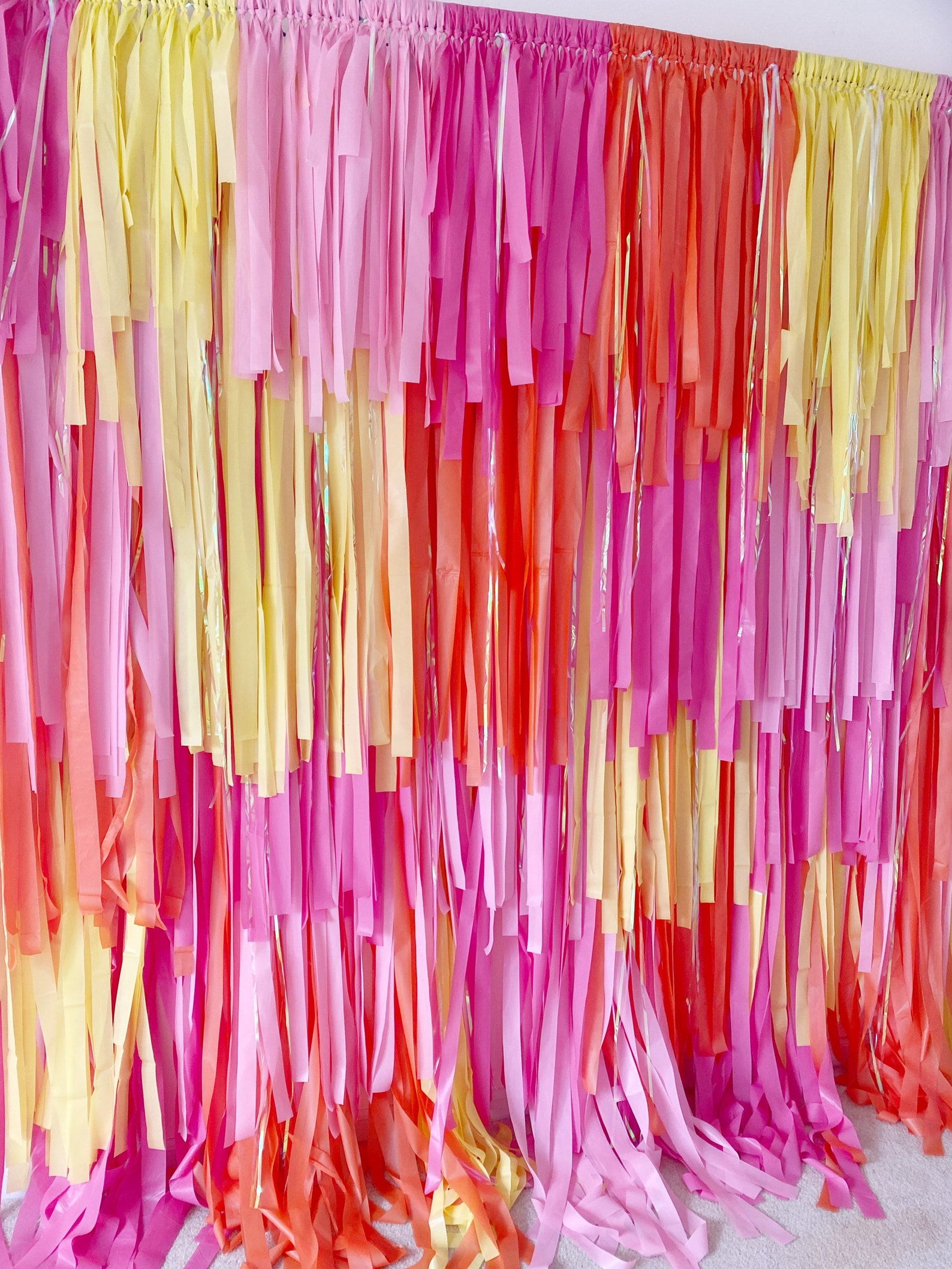 Bachelorette Party Backdrop/tropical Party Backdrop/pink and - Etsy