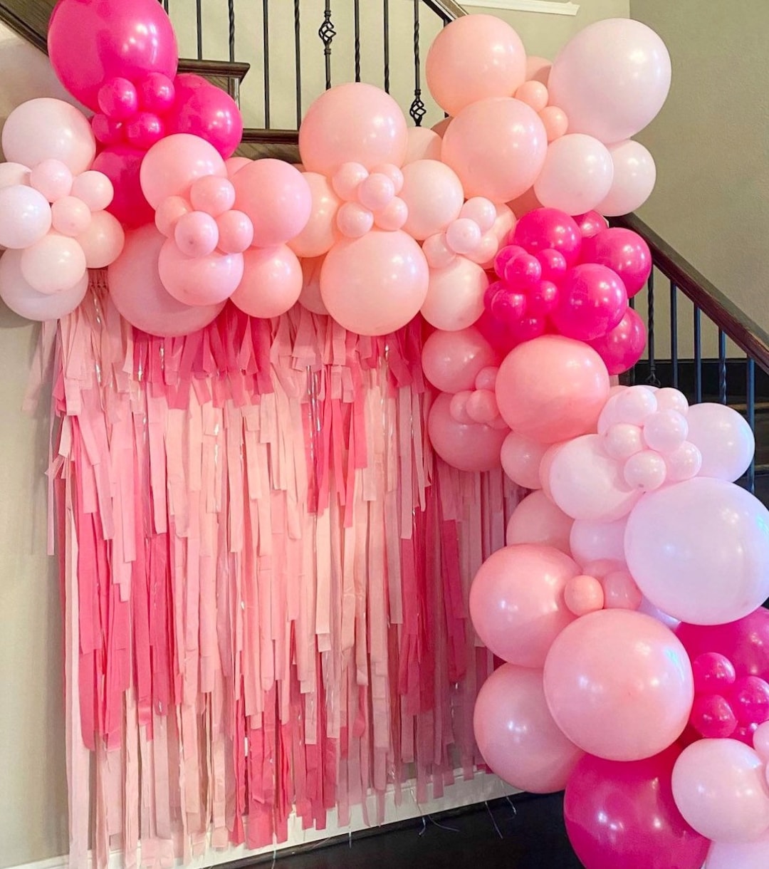 Pink Party Backdrop/bridal Shower Party Backdrop/pink Lover Backdrop ...
