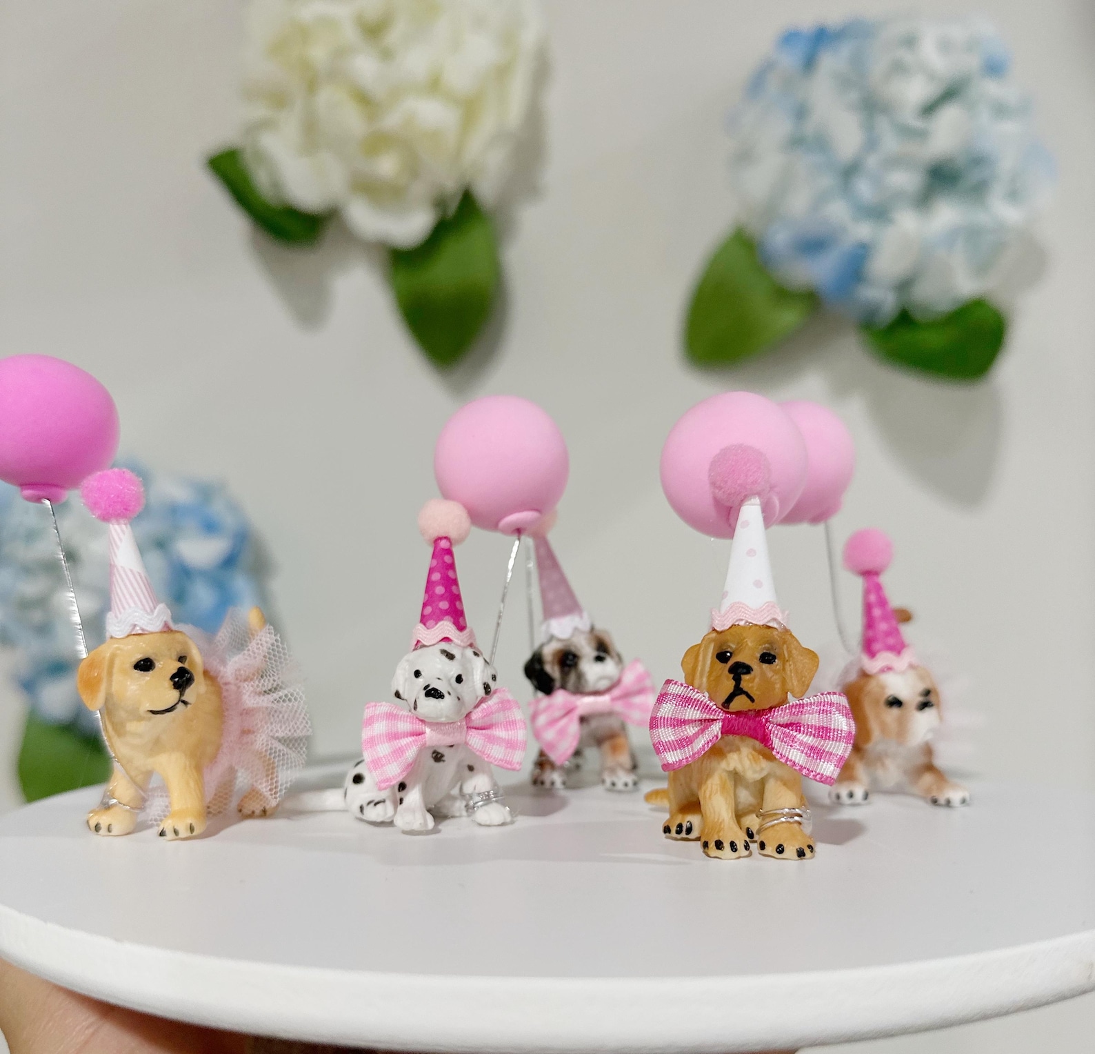 Paw Party Cake Topper/pups Cake Topper/puppy Dog/boys Pawty/gingham - Etsy