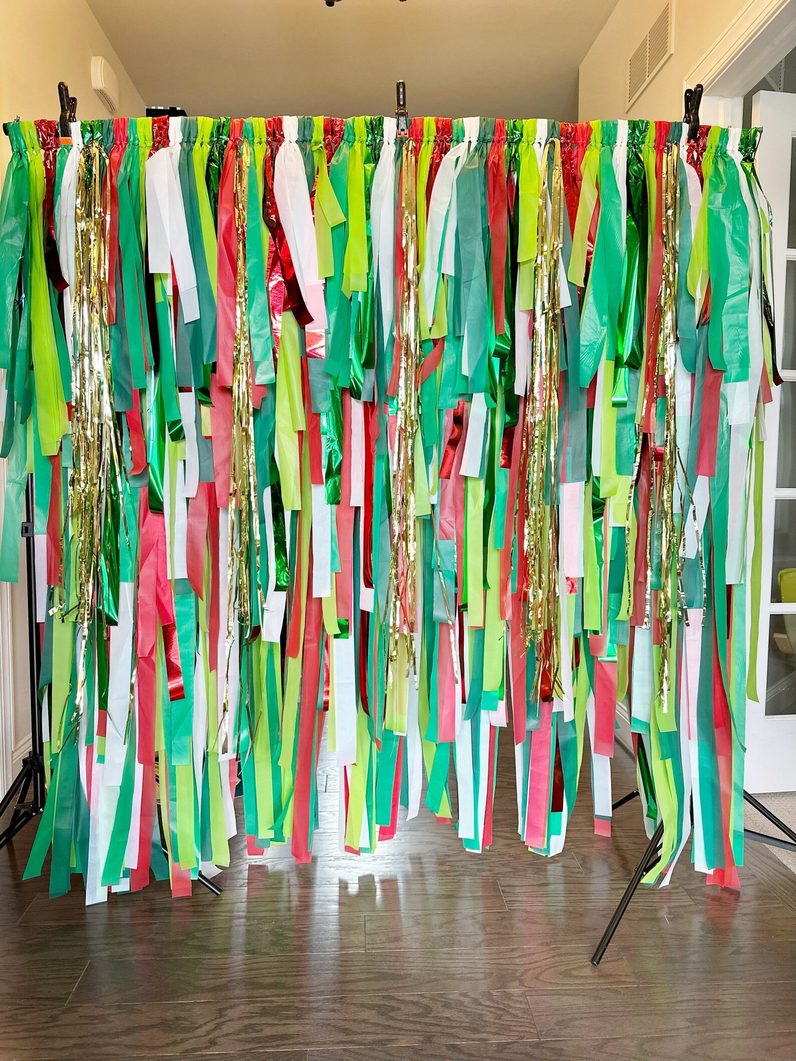 Grinch Backdrop/christmas Elf’s Party Backdrop/ Backdrop for Christmas ...