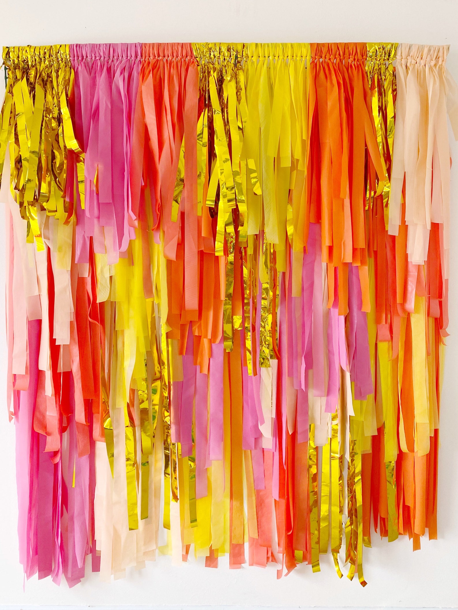 Golden and Orange Party Backdrop/bridal Shower Party - Etsy