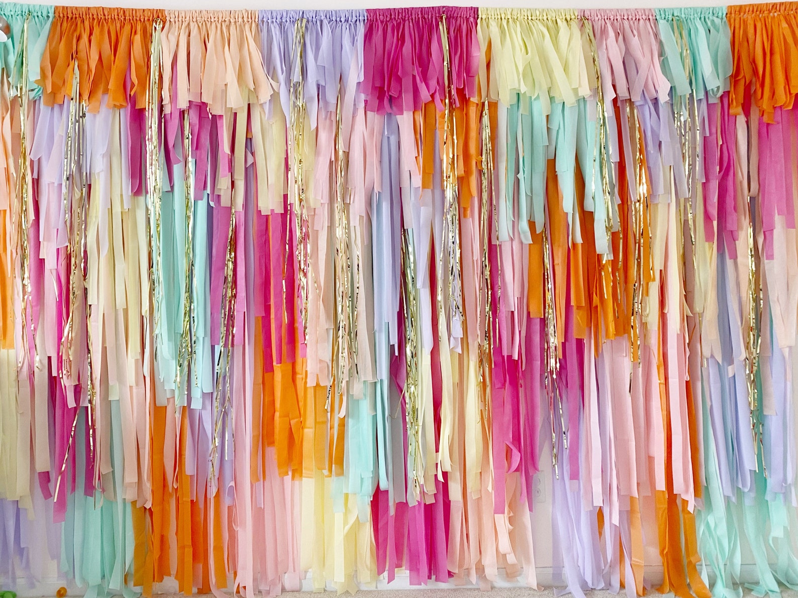 Rainbow/little Pony/animal Party Backdrop/netting Party - Etsy