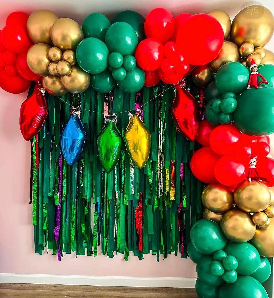 Christmas Tree/grinch Backdrop/christmas Elf’s Party Backdrop/ Backdrop ...