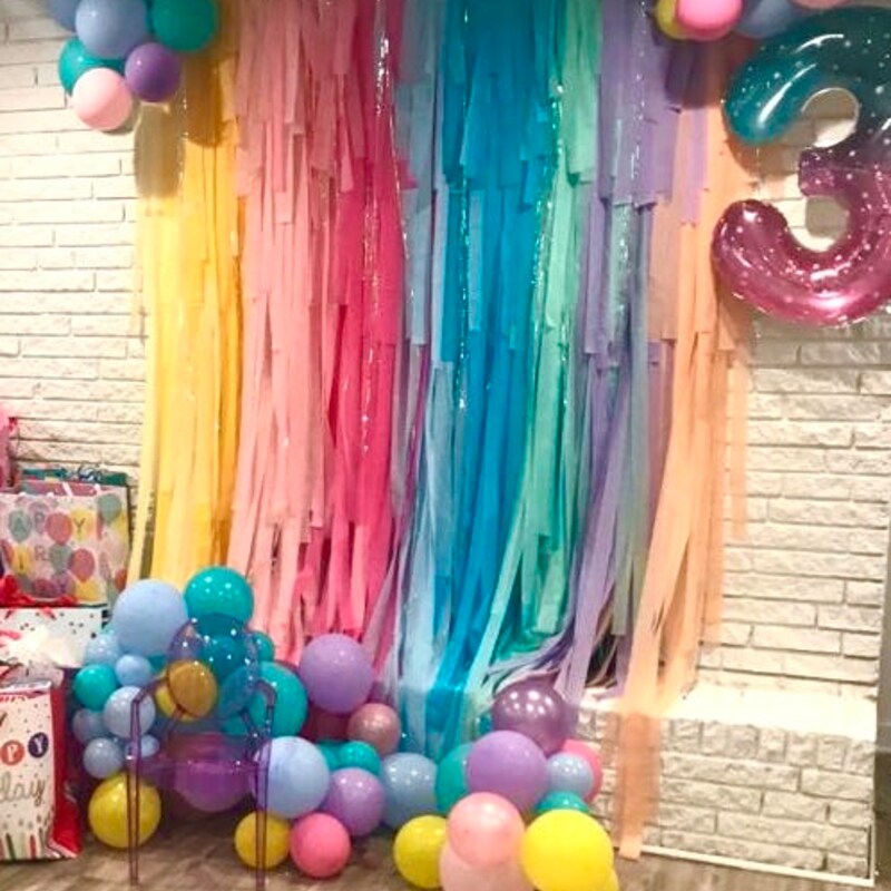 Rainbow Theme Party - Etsy