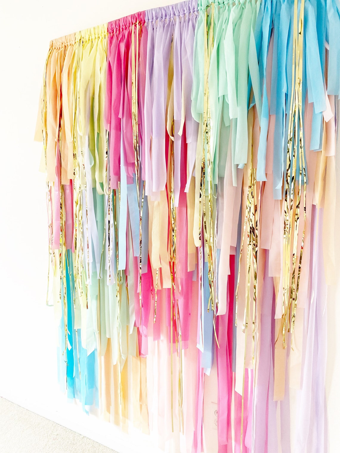 Pastel Party Backdrop/bridal Shower Party Backdrop/pink and - Etsy