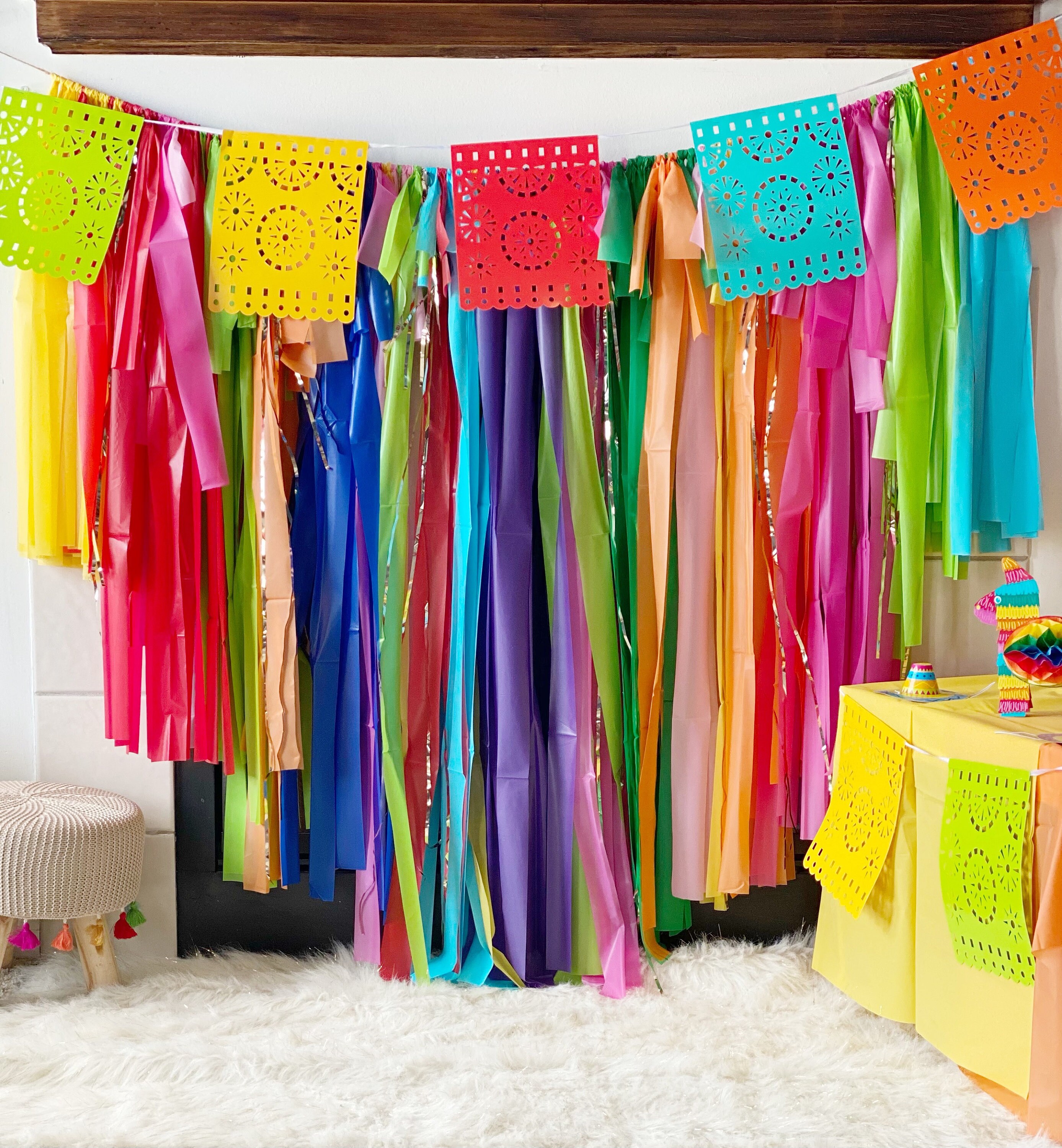 Mexican Fiesta Backdrop Fringes/taco Party/mexican Theme - Etsy