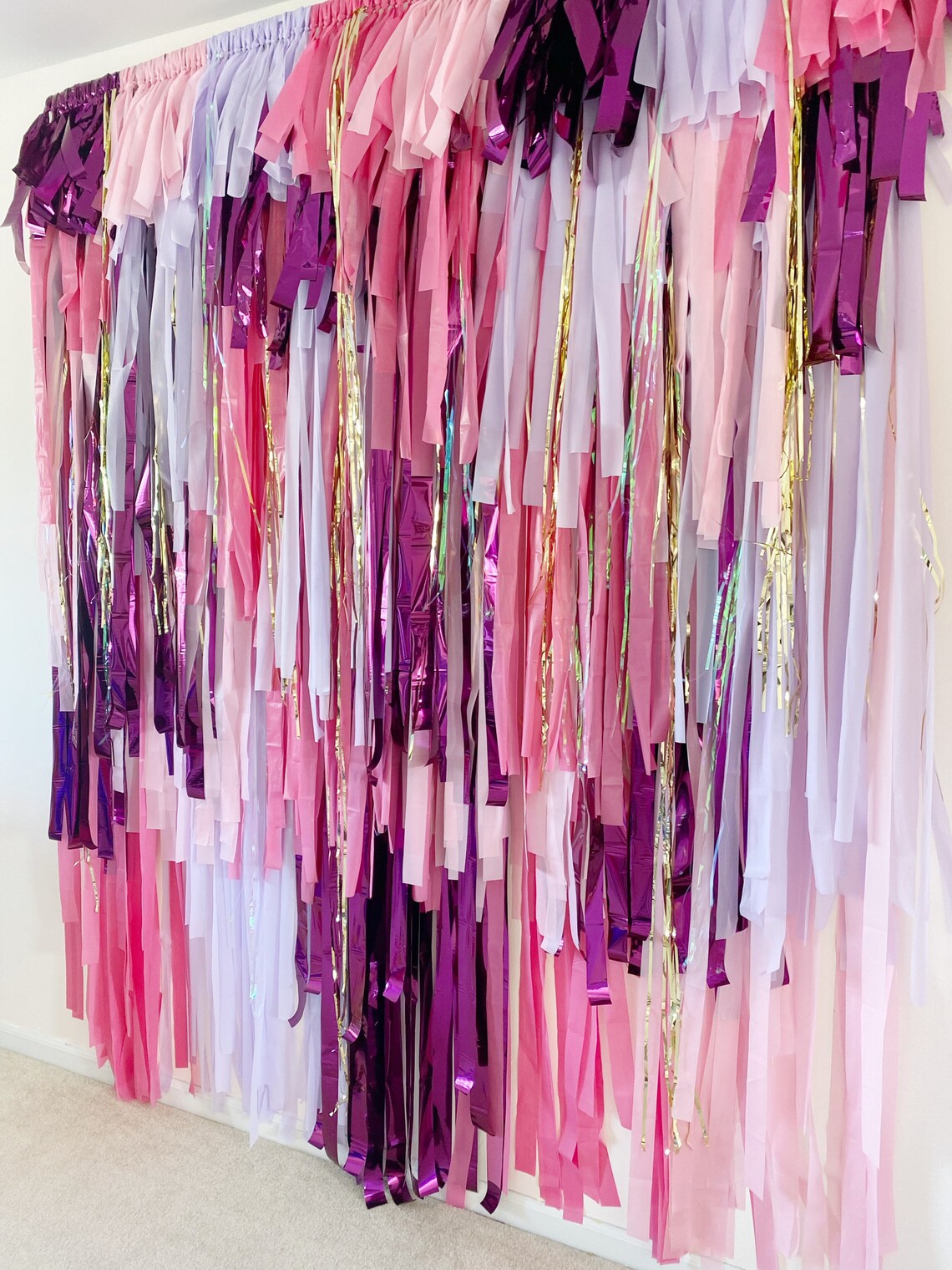 Pink and Purple Party Backdrop/bridal Shower Party - Etsy