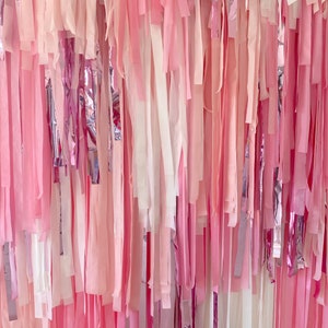 Pink and White Party Backdrop/bridal Shower Party Backdrop/custom ...