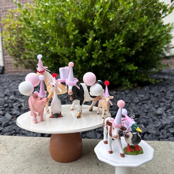 Animal Cake Topper Birthday - Etsy