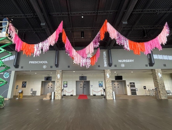 Ceiling Install Fringes/ Fringes/wedding Decorations/ Aerial - Etsy