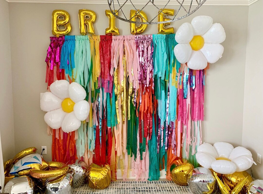 Fiesta Backdrop/colorful Party Backdrop/bright Rainbow/backdrop for ...