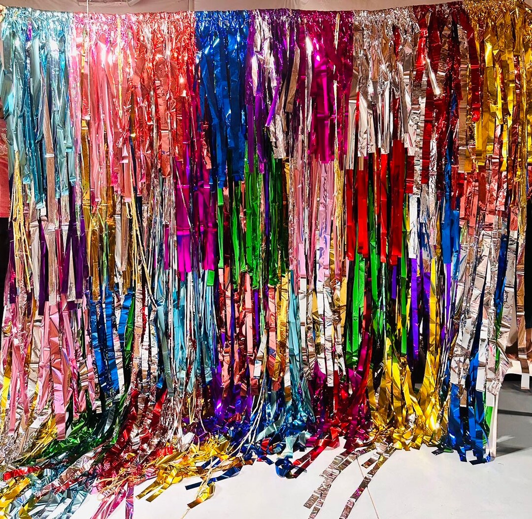 Metallic/disco Night Backdrop/pink and Purple Party - Etsy