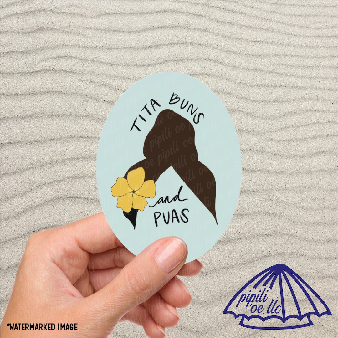 Tita Buns and Puas Sticker - Tita Bun Sticker - Hawaii Sticker ...