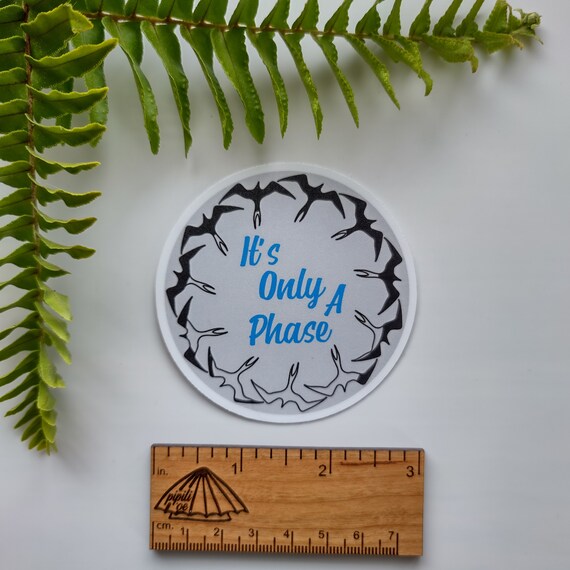 It's Only A Phase Iwa Bird Sticker Iwa Bird Sticker | Etsy