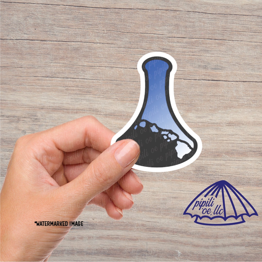 Poi Pounder Hawaii Sticker - Hawaii Islands Sticker - Poi Pounder ...