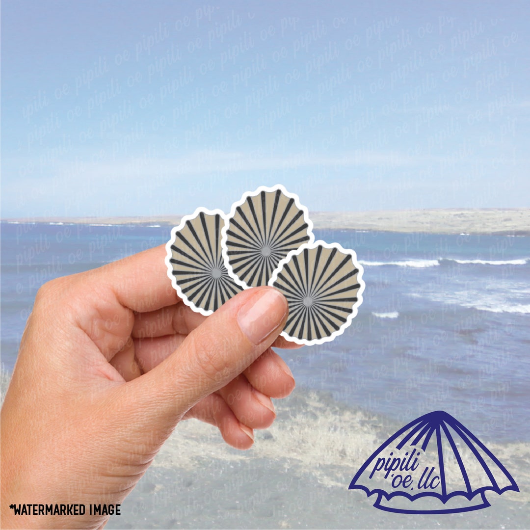 Opihi Sticker 3-pack - Opihi Sticker - Limpet Sticker - Hawaii Sticker ...
