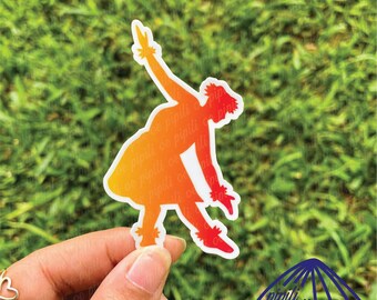 Hula Dancer Sticker - Etsy