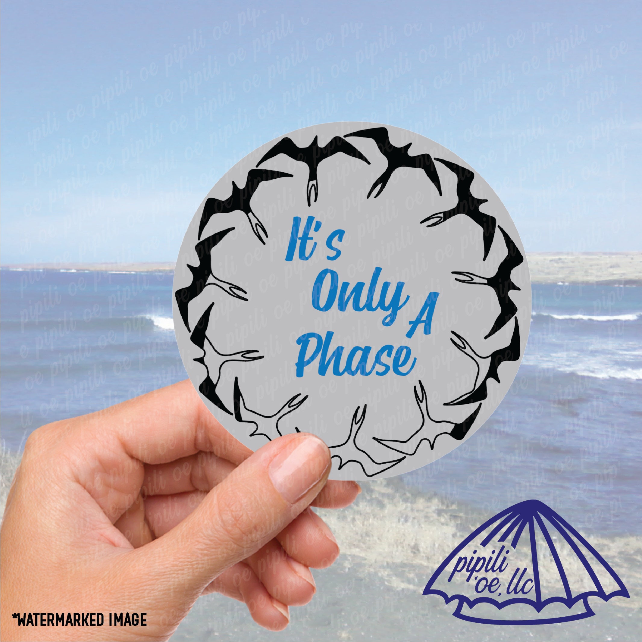 It's Only A Phase Iwa Bird Sticker Iwa Bird Sticker - Etsy