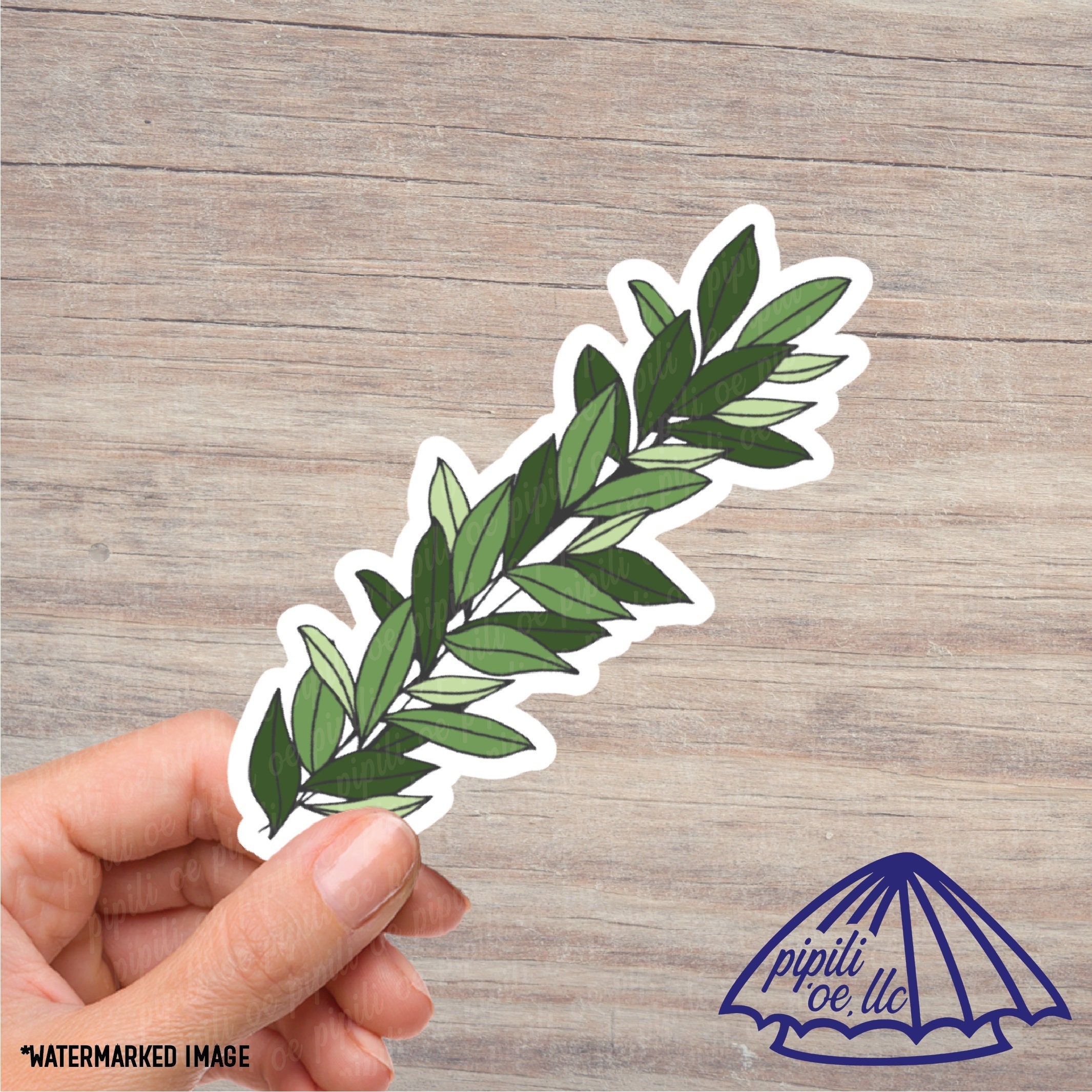 Maile Strand Sticker Lei Sticker Hawaii Sticker Hawaiian - Etsy