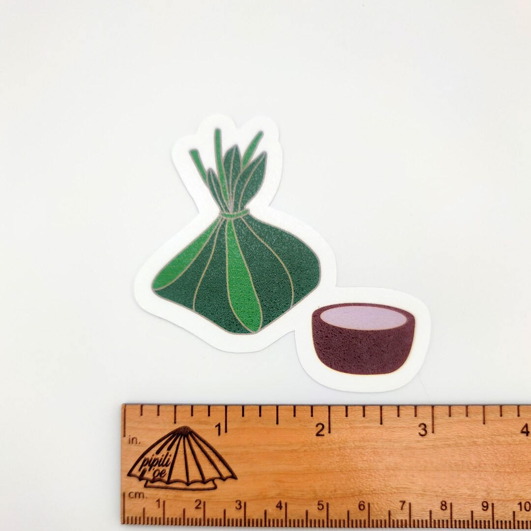 Laulau and Poi Sticker Hawaii Food Sticker Laulau Sticker - Etsy