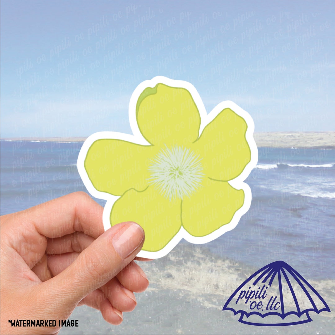 Pakalana Sticker - Chinese Violet Sticker - Flower Sticker - Hawaii ...
