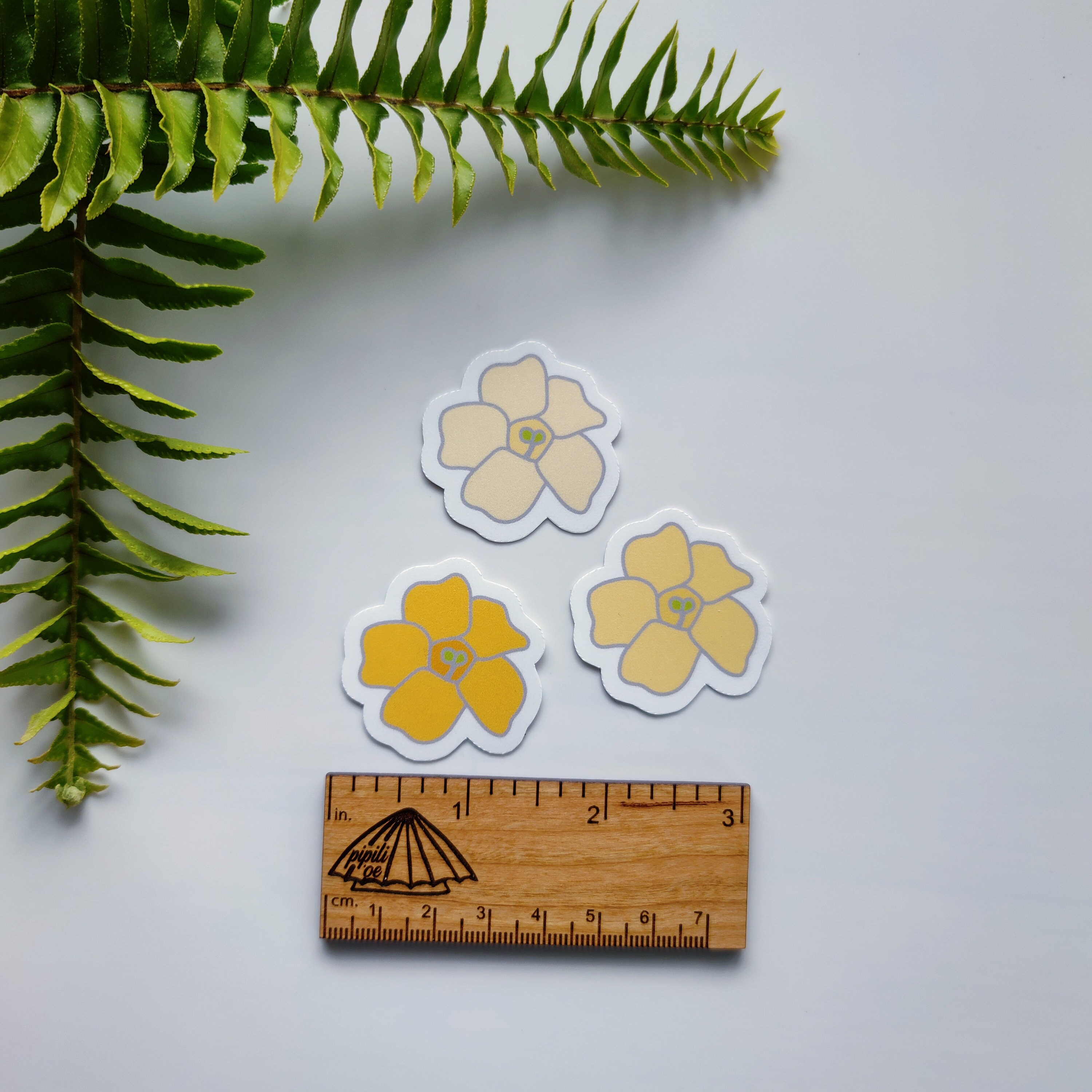 Puakenikeni Flower Sticker 3-pack Hawaii Flower Sticker | Etsy