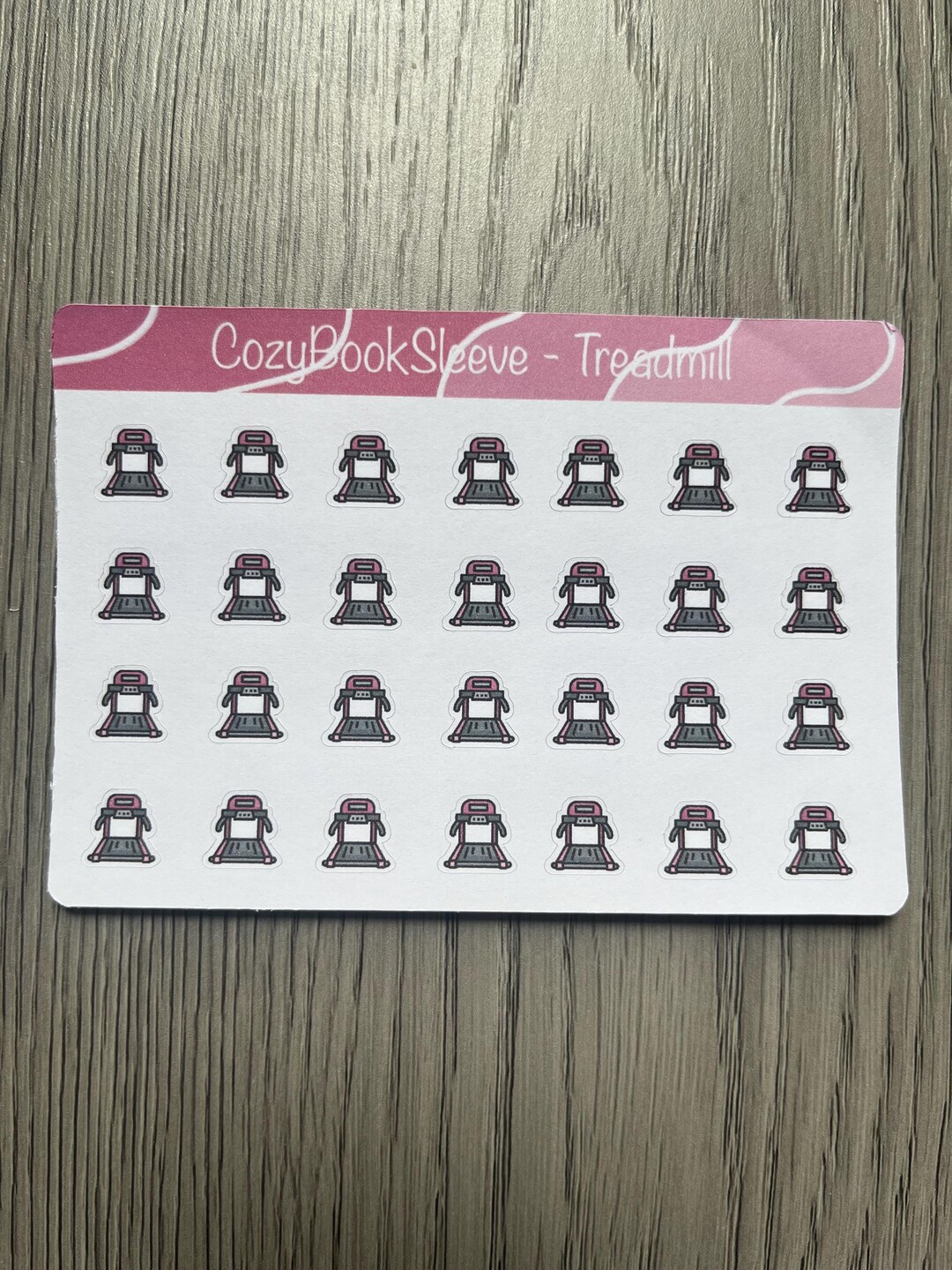 Mini Treadmill Icon Calendar Sticker Sheets - Planner Stickers - Bullet ...