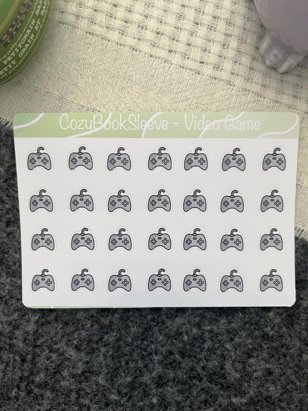 Mini Video Game Version 2 Icon Calendar Sticker Sheets - Planner ...