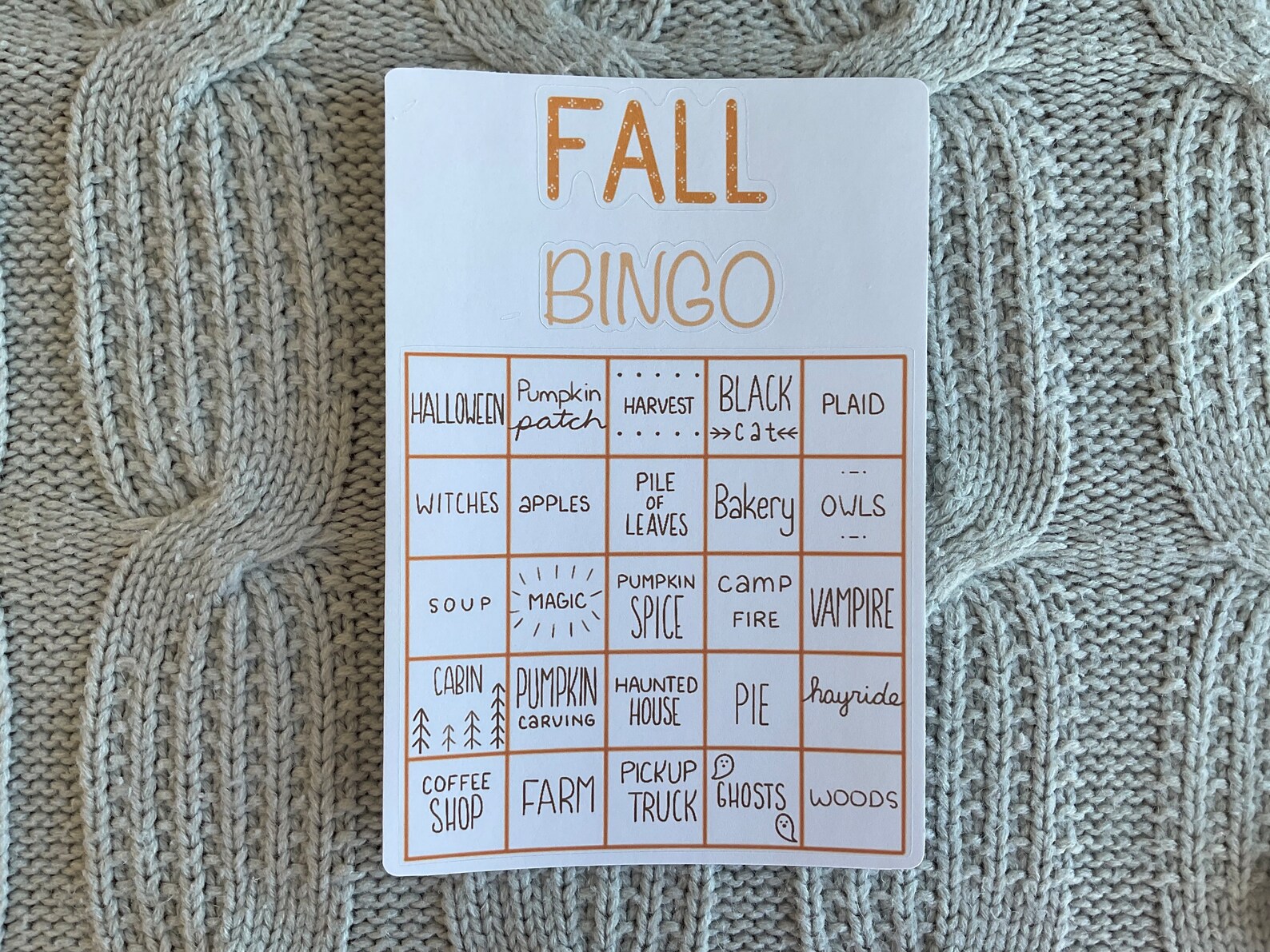 Bookish Journal Bingo Challenge Sticker - Seasonal Bingo Reading ...