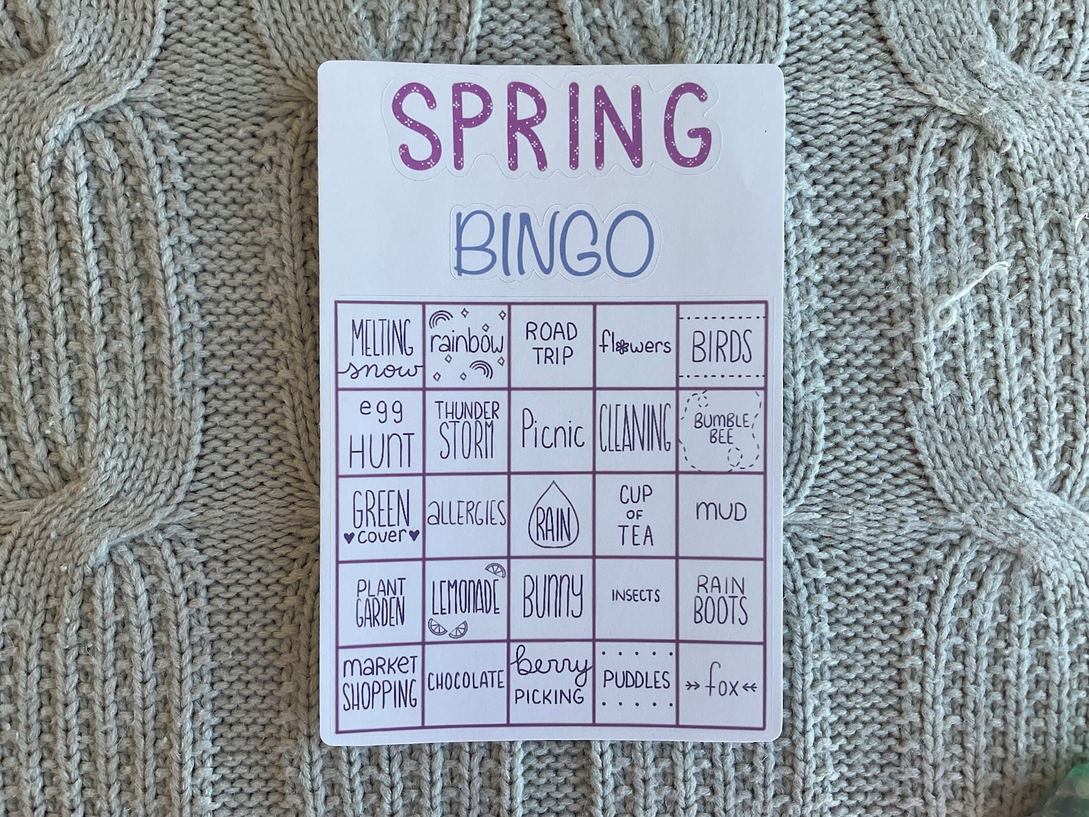 Bookish Journal Bingo Challenge Sticker - Seasonal Bingo Reading ...