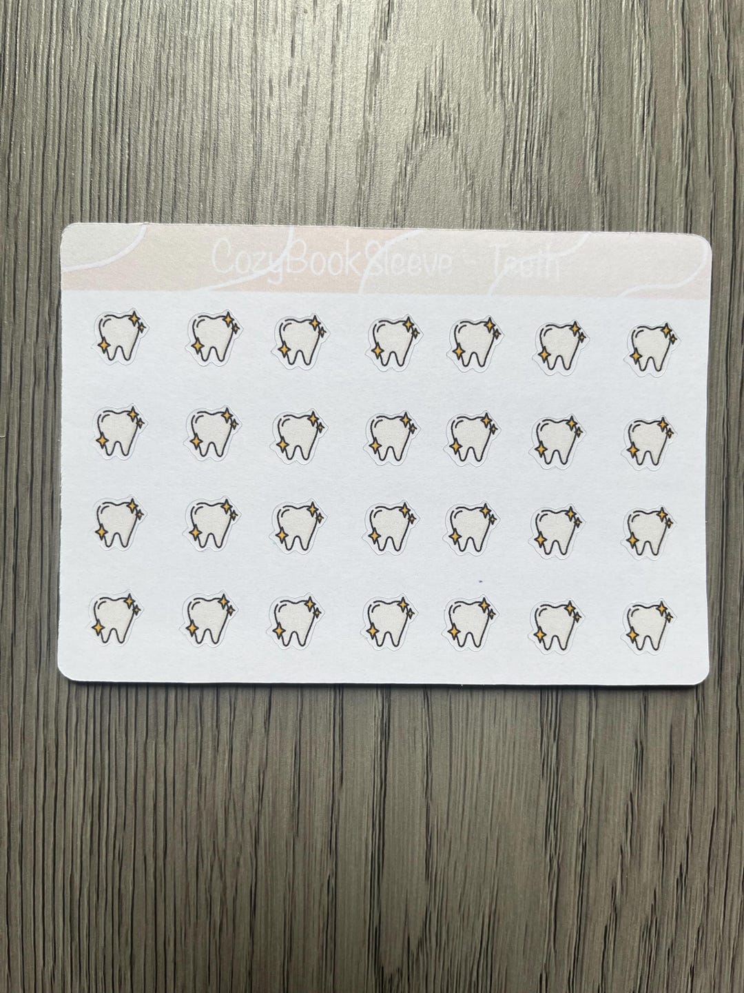 Mini Teeth Dentist Appointment Icon Calendar Sticker Sheets - Planner ...