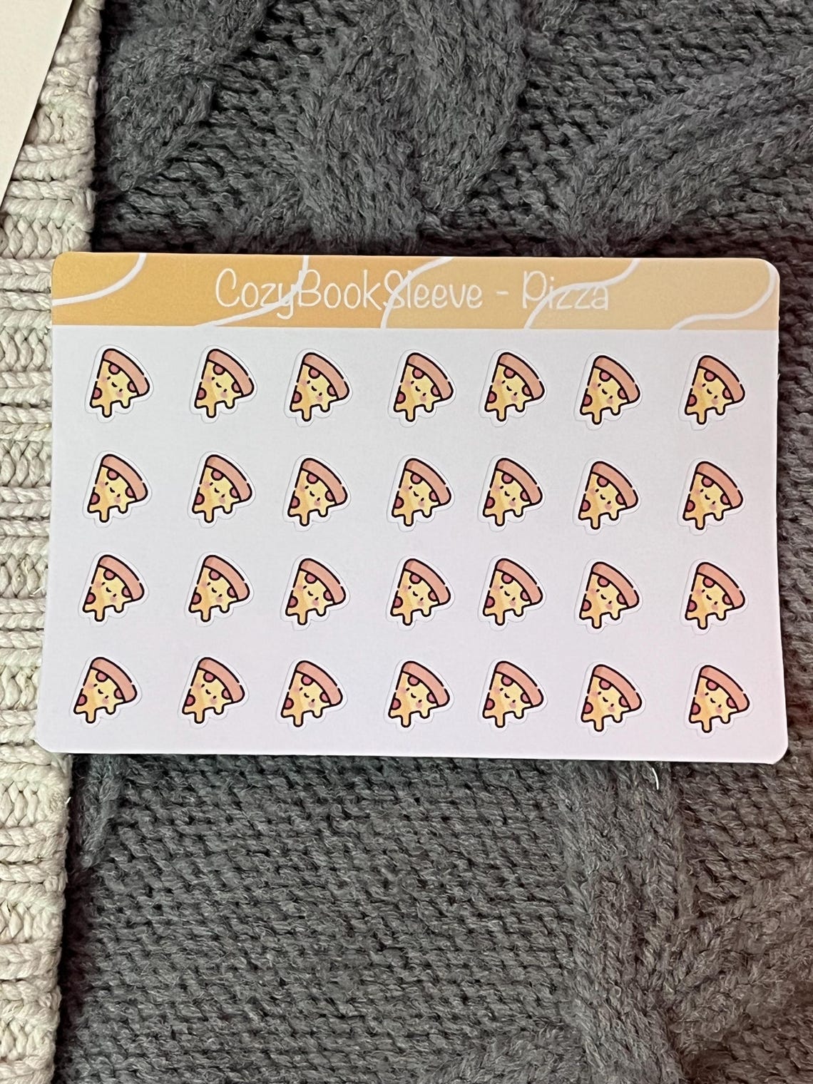 Mini Pizza Icon Calendar Sticker Sheets - Planner Stickers - Bullet ...