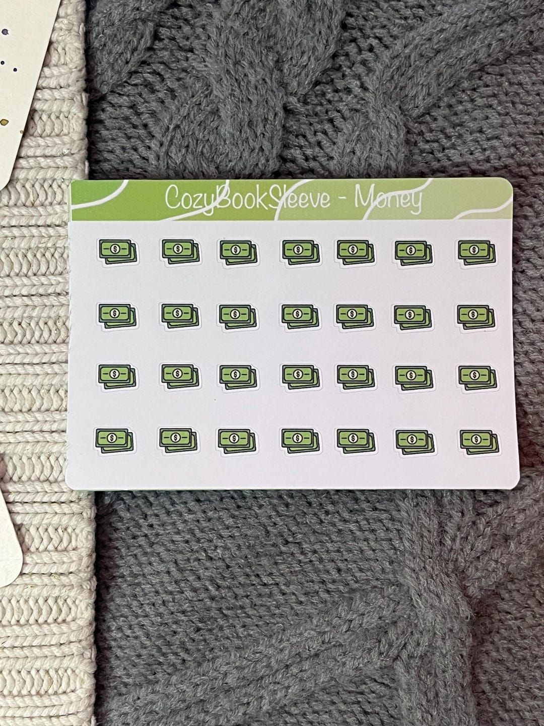 Mini Money Icon Calendar Sticker Sheets - Planner Stickers - Bullet ...