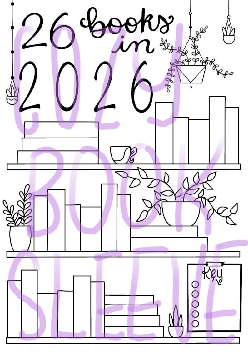 26 Books Read in 2026 Book Tracker - Fill in Bookshelf - Reading Goal ...